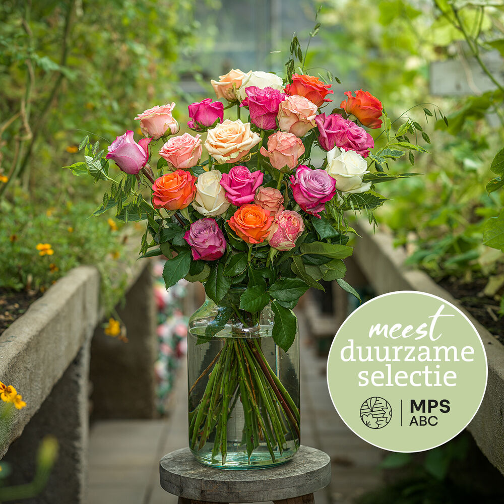 Fleurop Groen Gekeurd rozen | Fleurop.nl